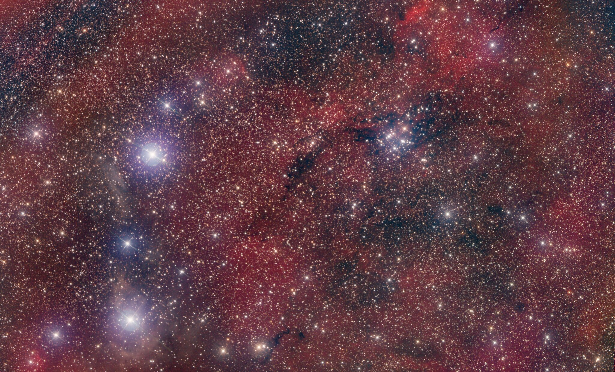 Sh2-202, Pazimos-cluster – Astronomische Gesellschaft Bern