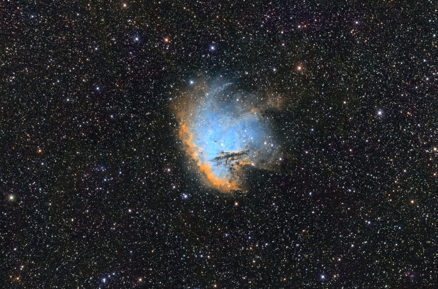 NGC 281 (SHO-Palette) – Astronomische Gesellschaft Bern